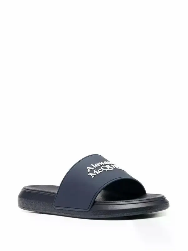 Alexander McQueen Logo-print Slides
