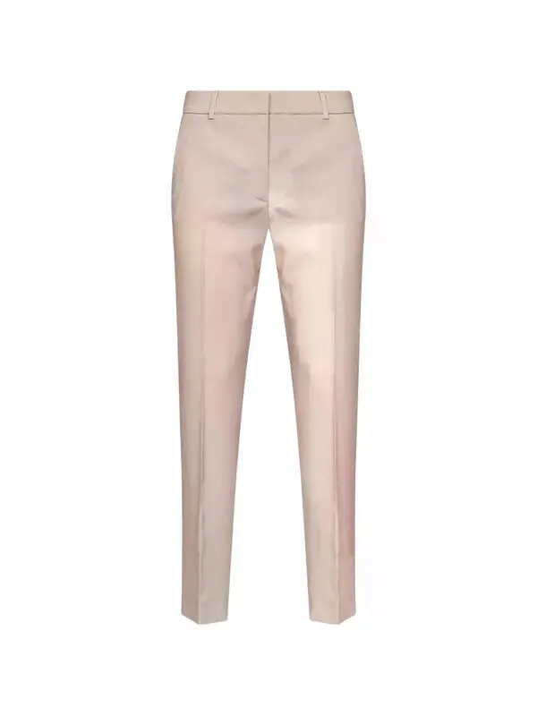 Max Mara Canon Pressed-crease Cropped Tailored Trousers - Pink