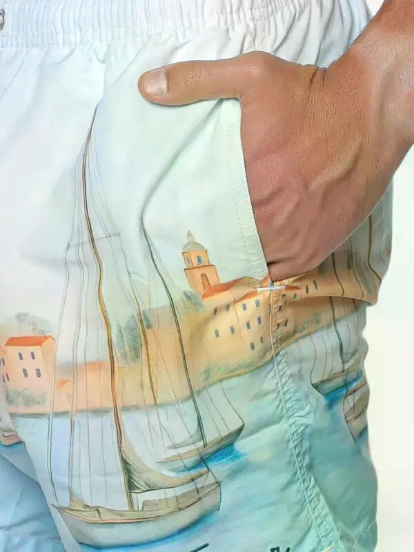 MC2 SAINT BARTH Gustavia Print Swim Shorts