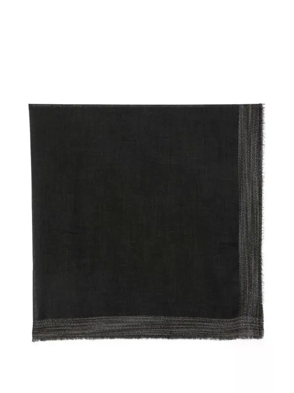 Faliero Sarti New Lenor Frayed Scarf - Black