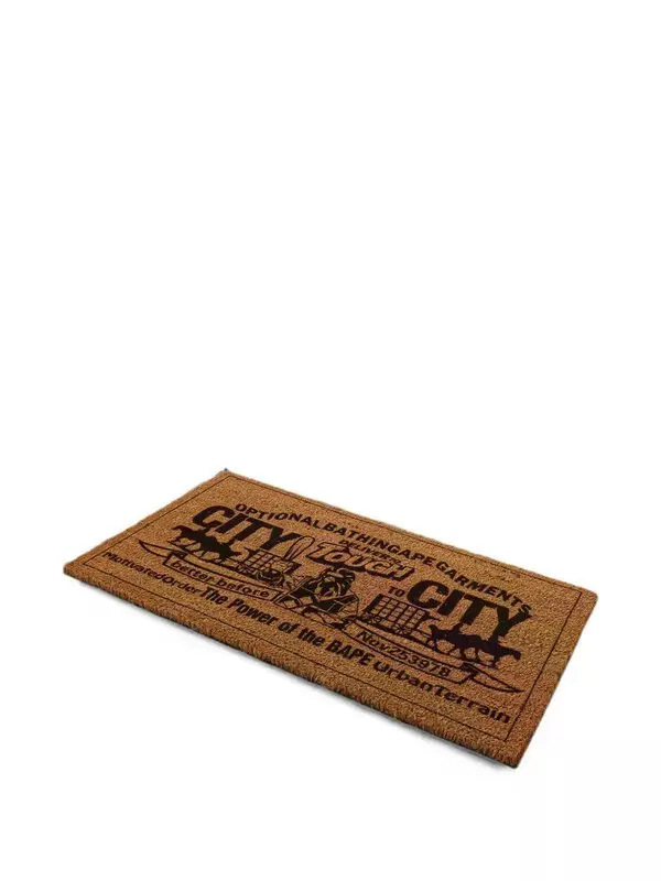 A BATHING APE Graphic-print Doormat