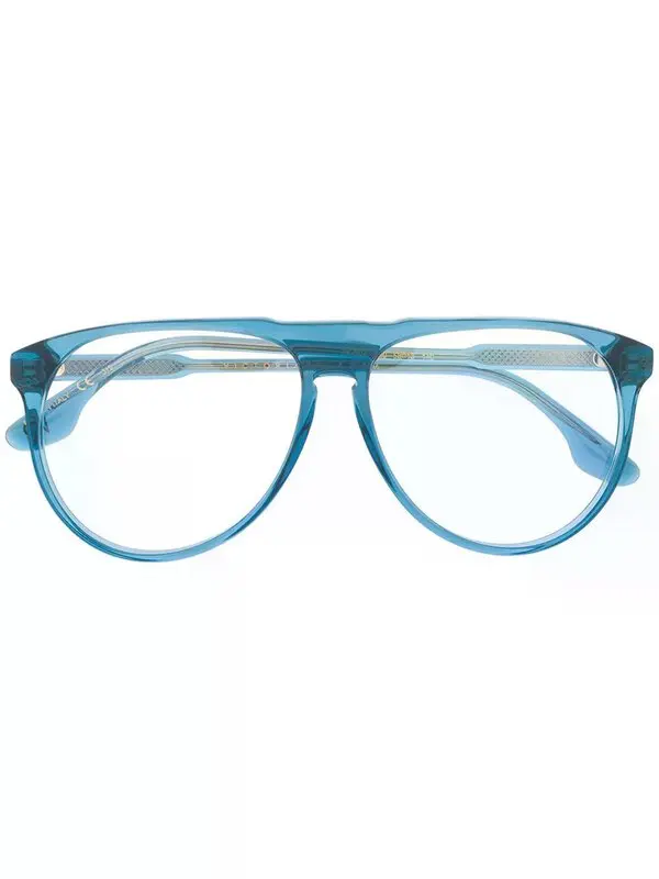 Victoria Beckham Round Glasses - Blue