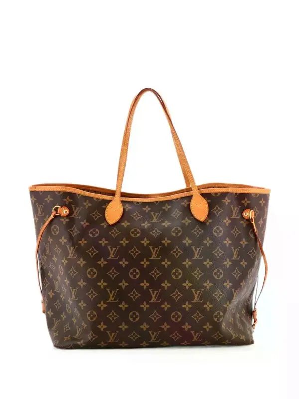 LOUIS VUITTON Monogram Canvas Gm Tote Bag - Brown