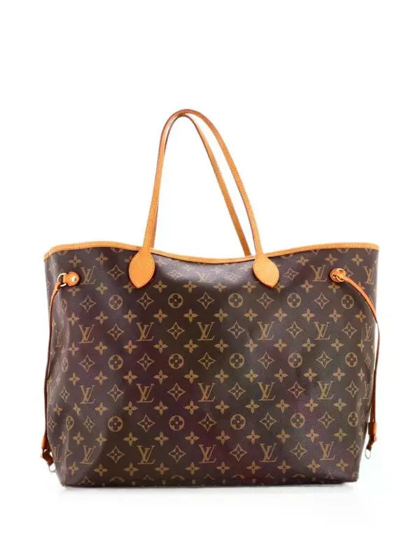LOUIS VUITTON Monogram Canvas Gm Tote Bag - Brown