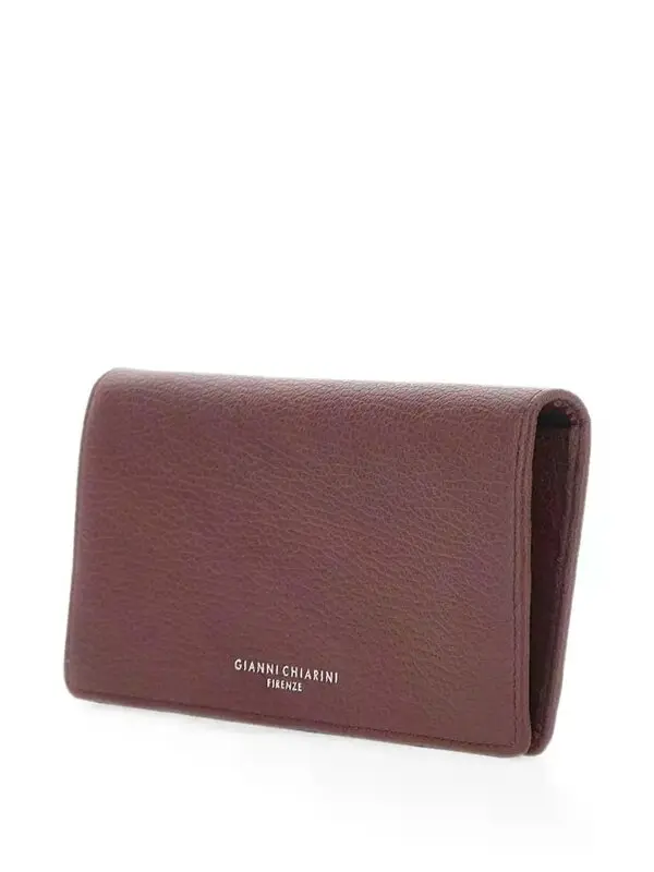GIANNI CHIARINI Large Grain Logo-print Wallet