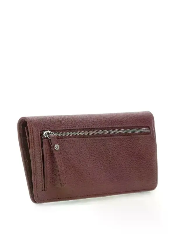 GIANNI CHIARINI Large Grain Logo-print Wallet