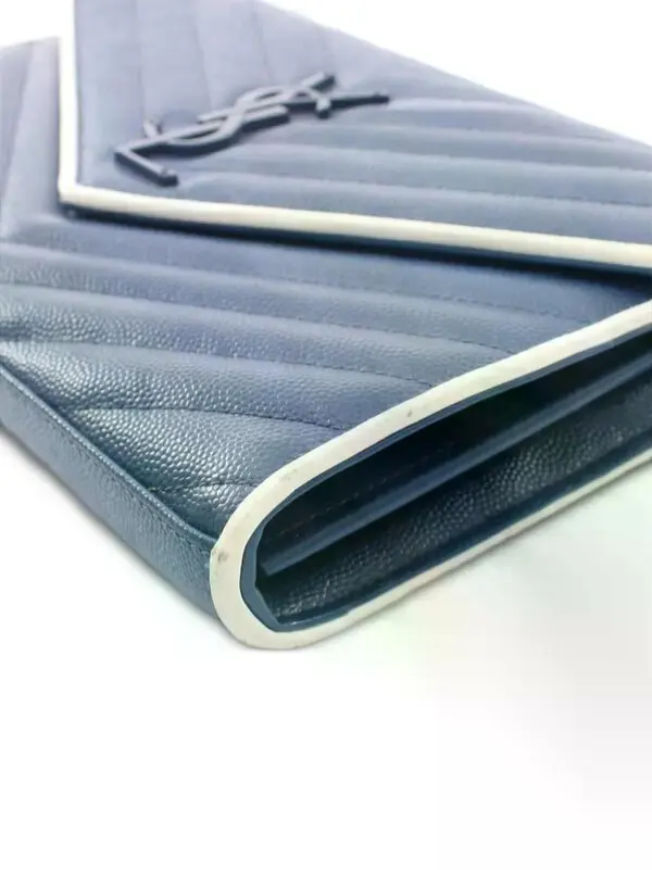 Saint Laurent 2000s Cassandra Chain Wallet