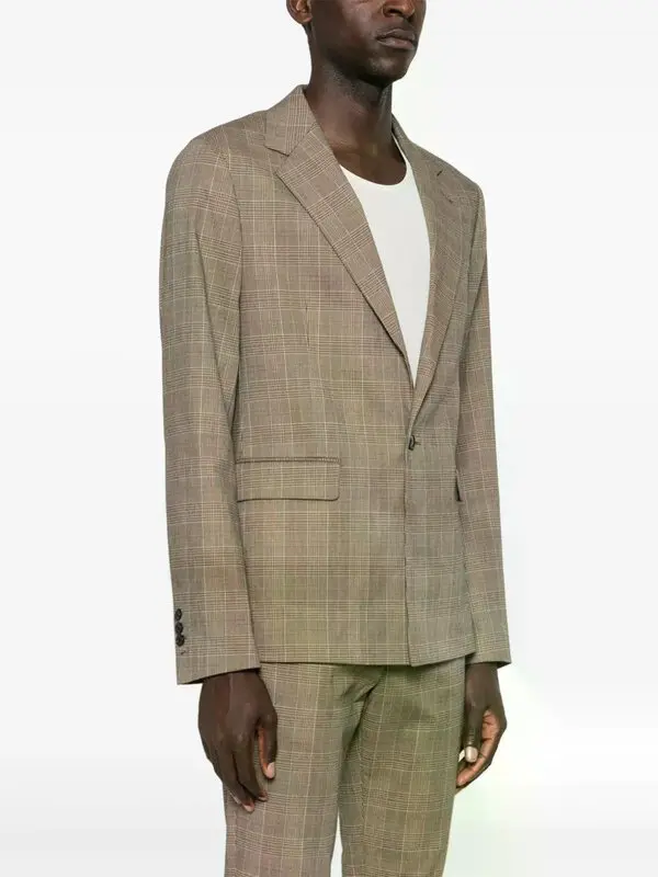 ALLSAINTS Maffrett Fine-check Blazer - Neutrals