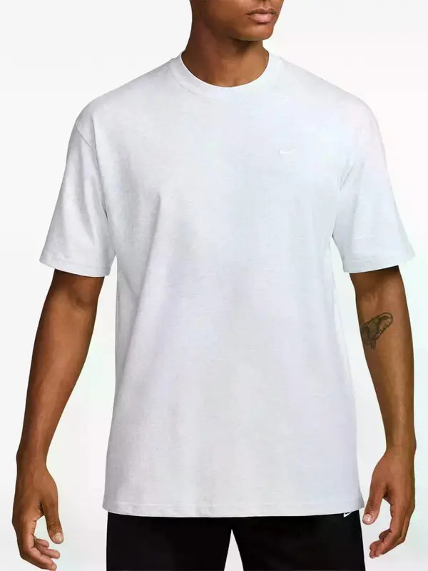 Nike Logo-embroidered T-shirt - Grey