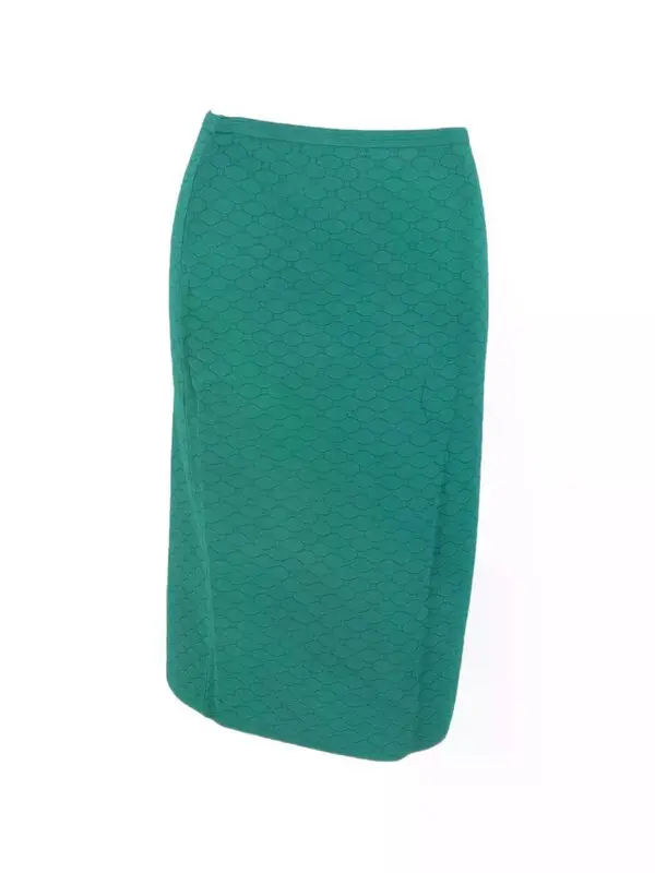 Diane Von Furstenberg Patterned Midi Skirt - Green