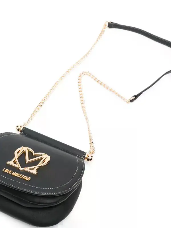 Moschino Logo Plaque Crossbody Bag