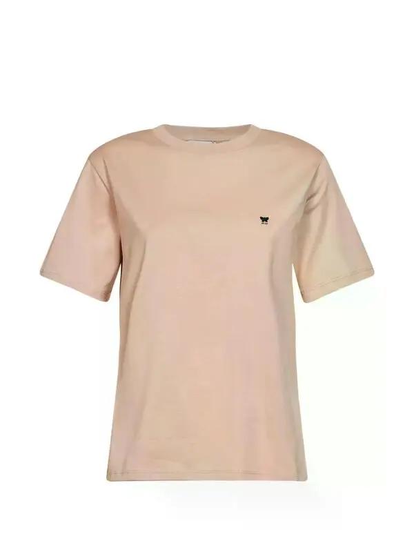 Max Mara Logo-embroidered Cotton T-shirt