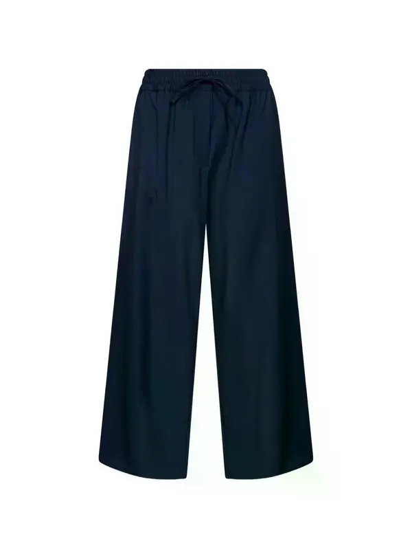 Max Mara Drawstring Wide-leg Trousers - Blue