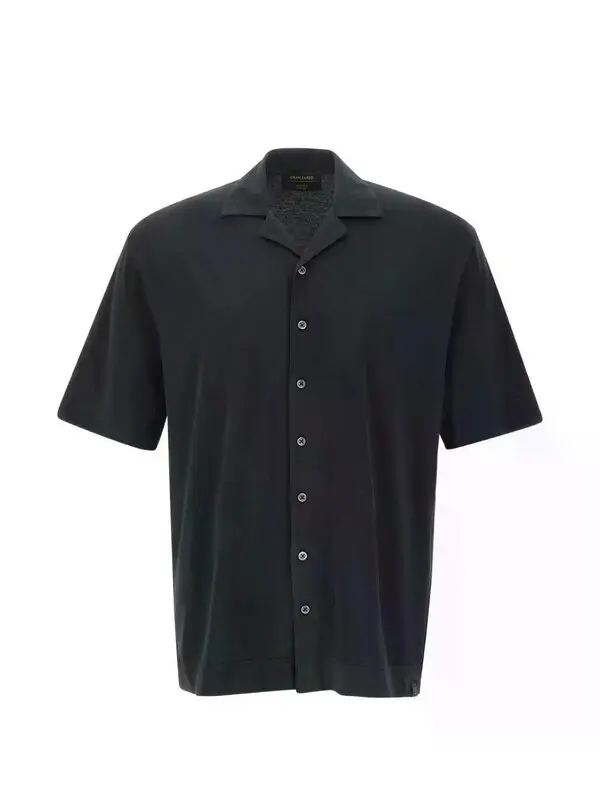 GRAN SASSO Short-sleeve Shirt - Black