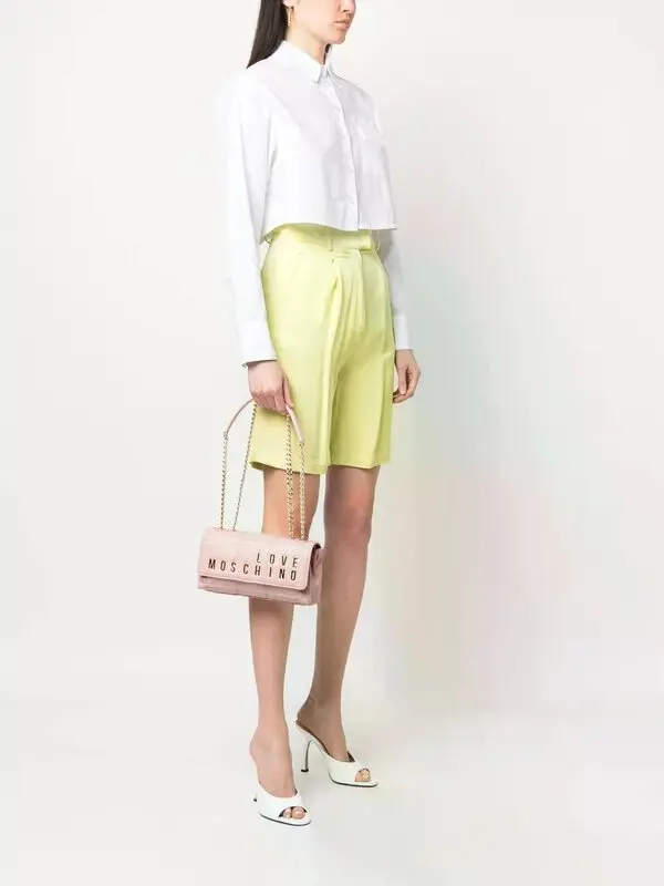 Moschino Logo-appliqué Cross-body Bag - Neutrals