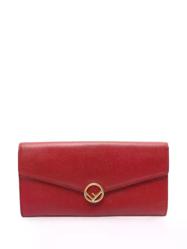 Fendi 2000s Bi-fold Wallet - Red