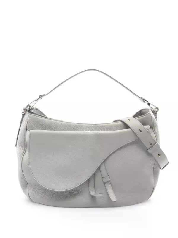 Dior 2000s Saddle Shoulder Bag - Grey