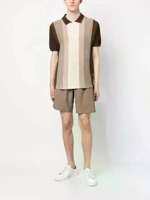 Viktor & Rolf Drawstring-waist Detail Shorts - Brown