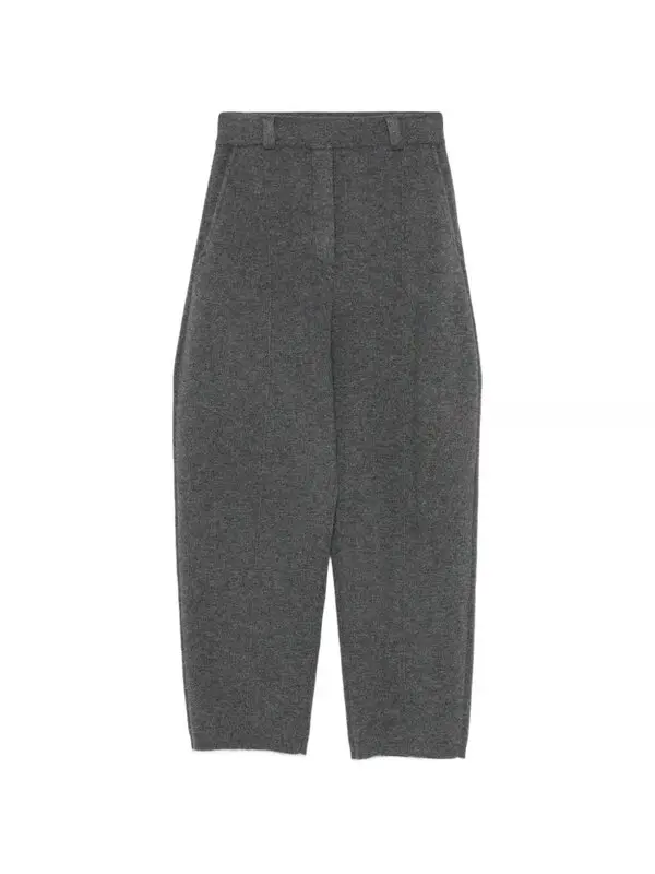 LISA YANG Wrenda Belt-loop Knitted Trousers
