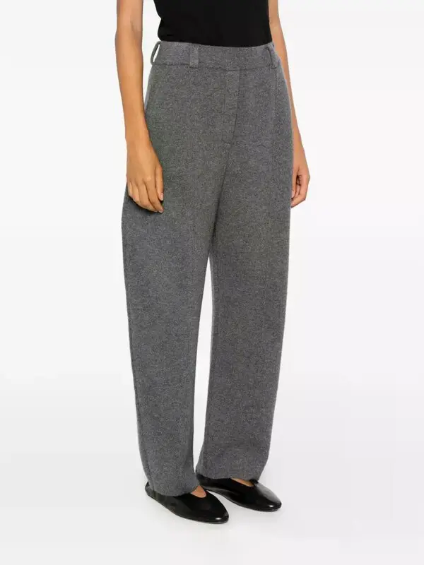 LISA YANG Wrenda Belt-loop Knitted Trousers