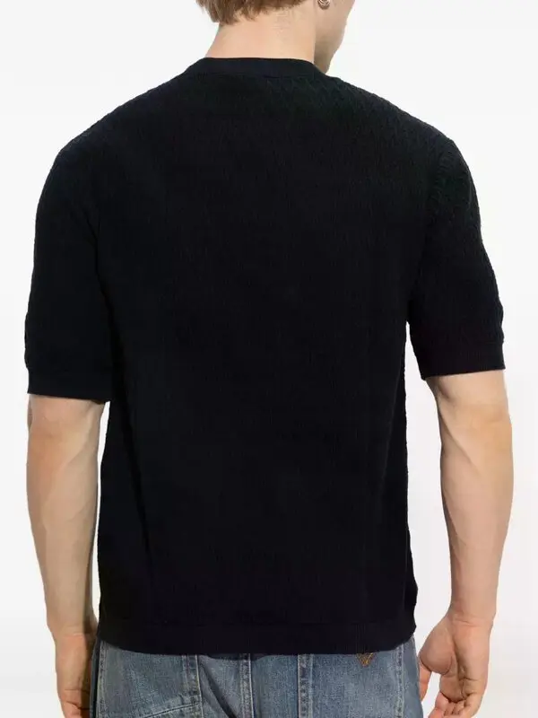 Emporio Armani Jacquard-knit Sweater