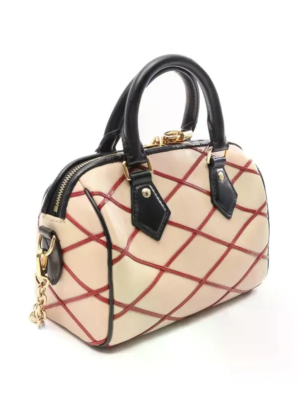 LOUIS VUITTON Speedy Bandouliere Malletage Tote Bag - Neutrals