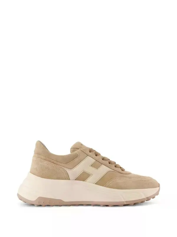 Hogan Panelled Sneakers - Neutrals