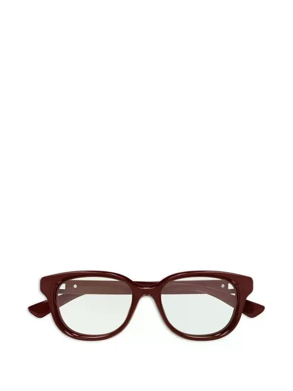 Gucci Logo Glasses - Brown