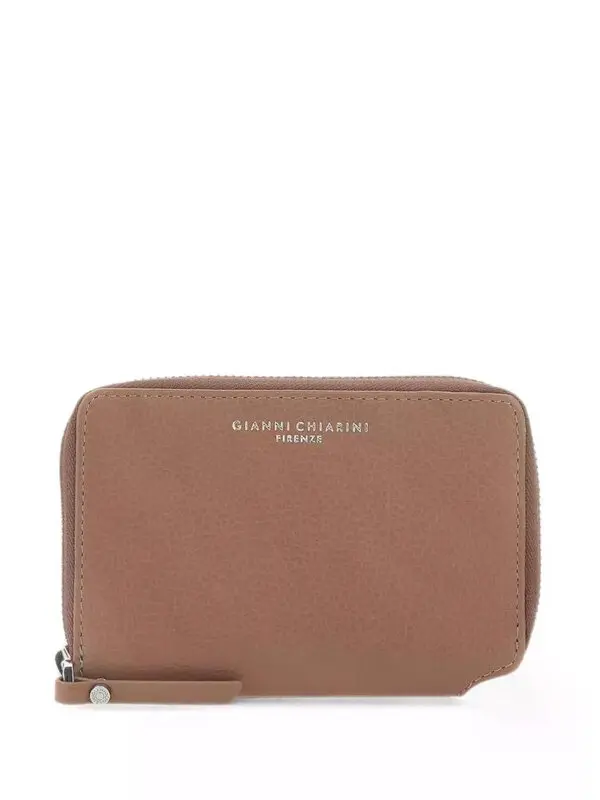 GIANNI CHIARINI Dollaro Leather Wallet - Neutrals