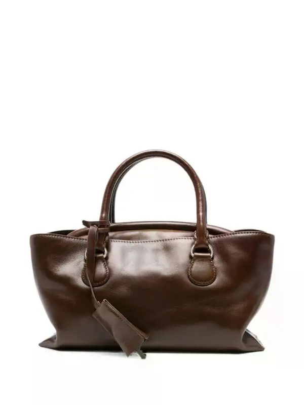 OSOI Mini Brot Leather Tote Bag - Brown