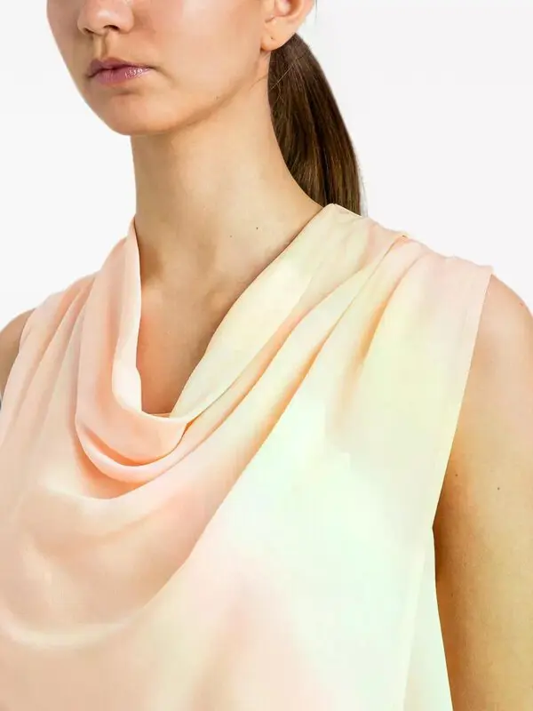 TWINSET Draped Sleeveless Blouse