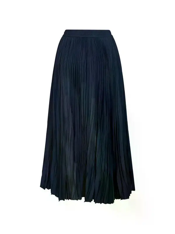 Max Mara Plissé-effect Midi Skirt