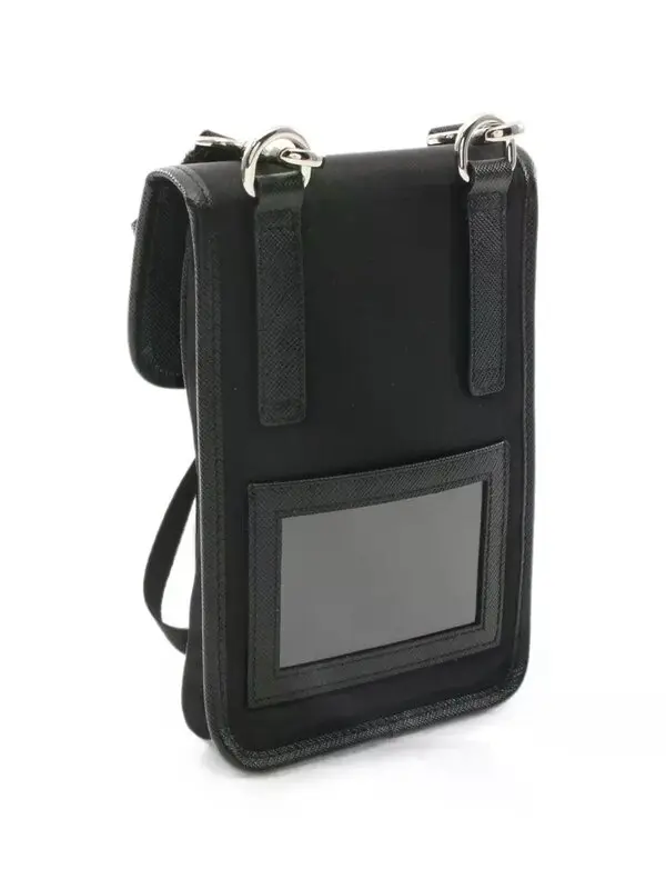 Prada Tessuto Saffiano Mini Shoulder Bag