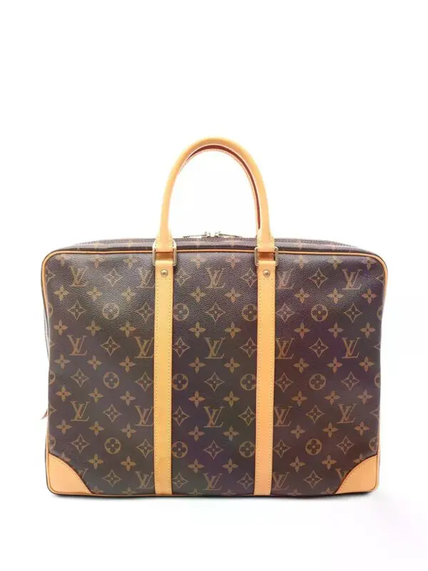 LOUIS VUITTON Monogram Document Voyage Briefcase