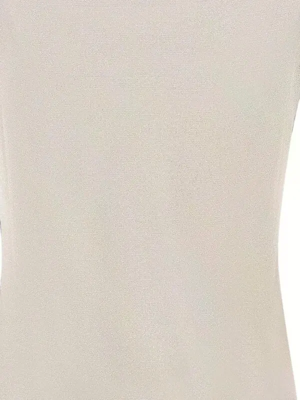 GRAN SASSO Ribbed-knit Lurex Top