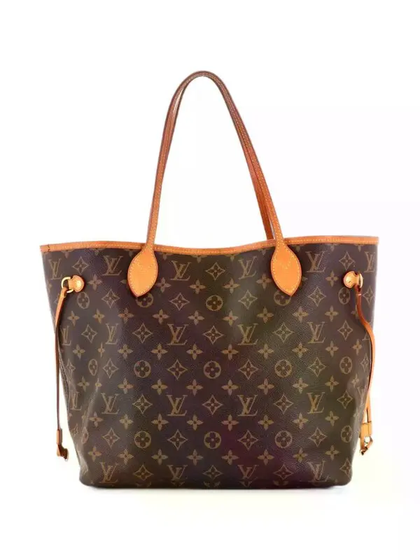 LOUIS VUITTON Monogram Canvas Tote Bag - Brown