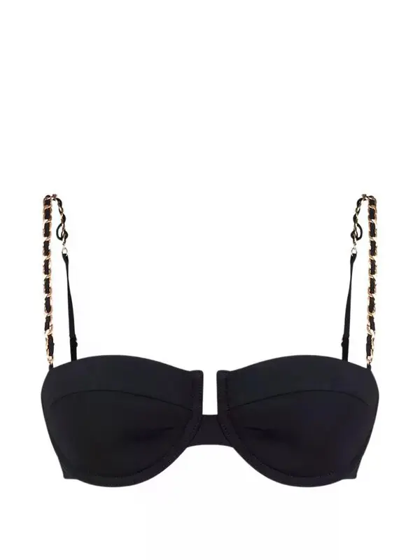 Zimmermann Roselight Chain-link Strap Bikini Top