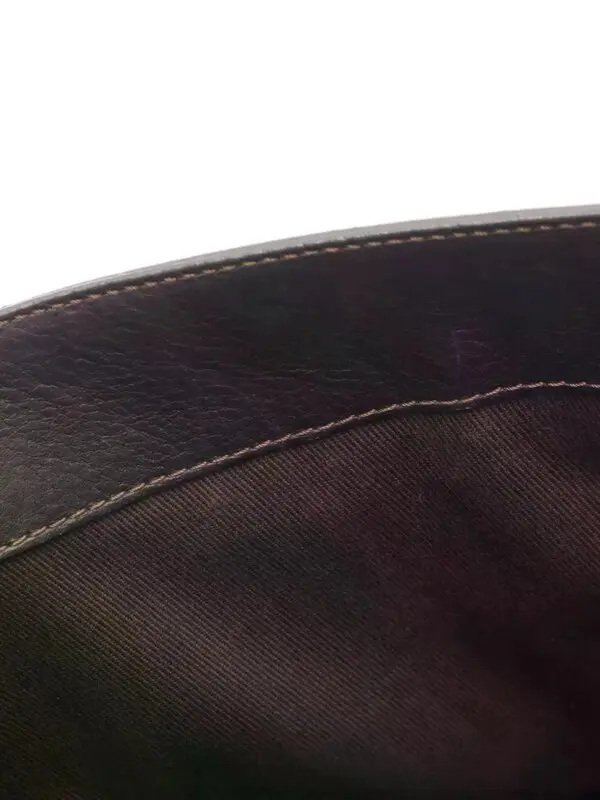 Celine 2000s Boogie Leather Tote Bag - Brown