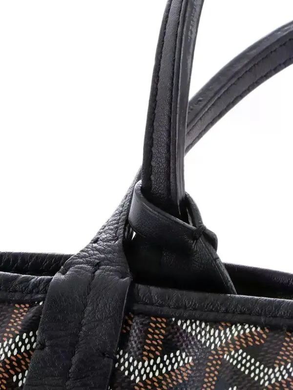 Goyard Anjou Reversible Coated Canvas Pm Tote Bag - Black