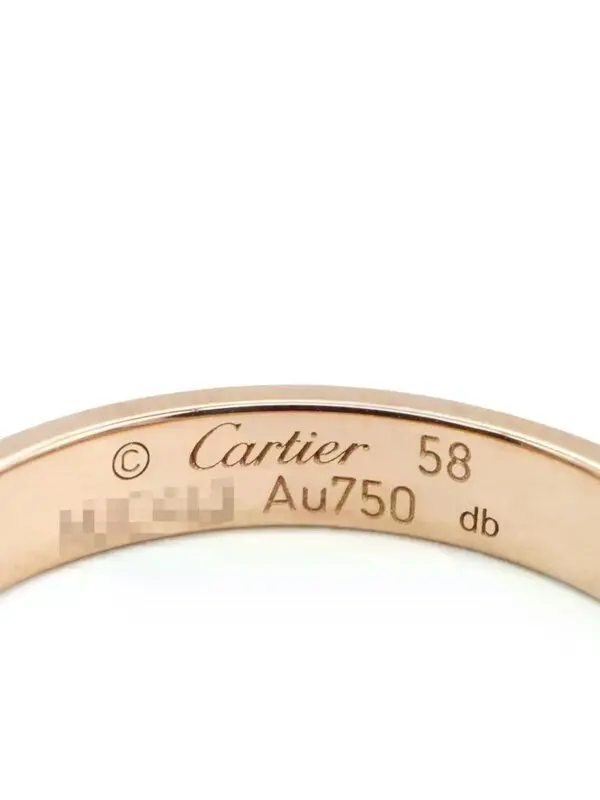 Cartier 18k Rose Gold Love Ring - Pink