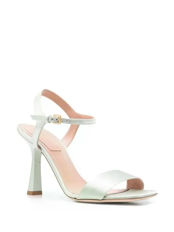 Alberta Ferretti Heeled Silk Sandals