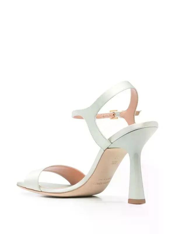Alberta Ferretti Heeled Silk Sandals