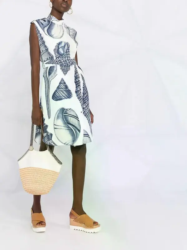 Stella McCartney Andrea Shell-print Dress