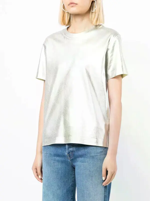 Stella McCartney Metallic Logo T-shirt