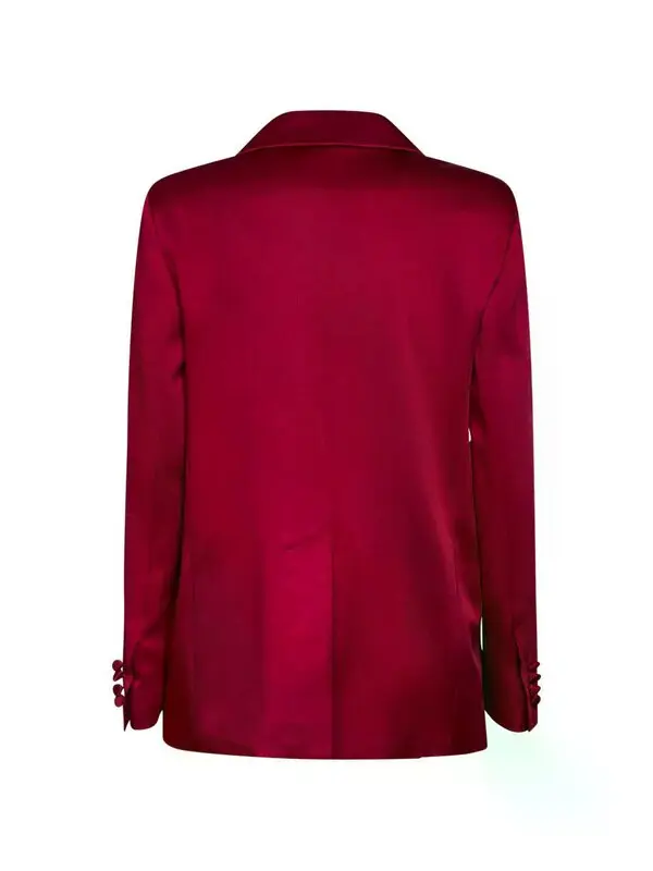 Max Mara Double-breasted Satin Blazer