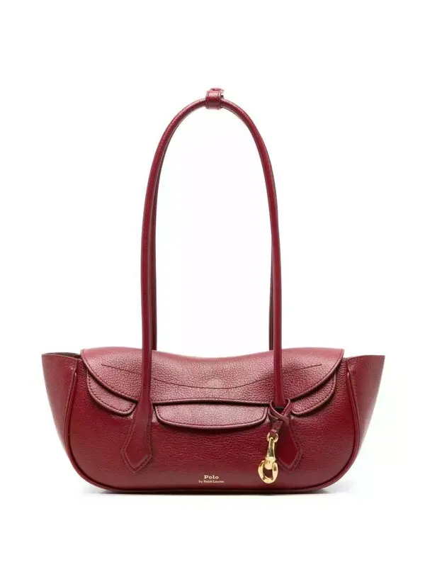 Polo Ralph Lauren Small Blaze Leather Shoulder Bag - Pink