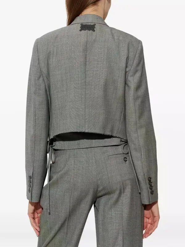 Alexander McQueen Double-breasted Cropped Jacket