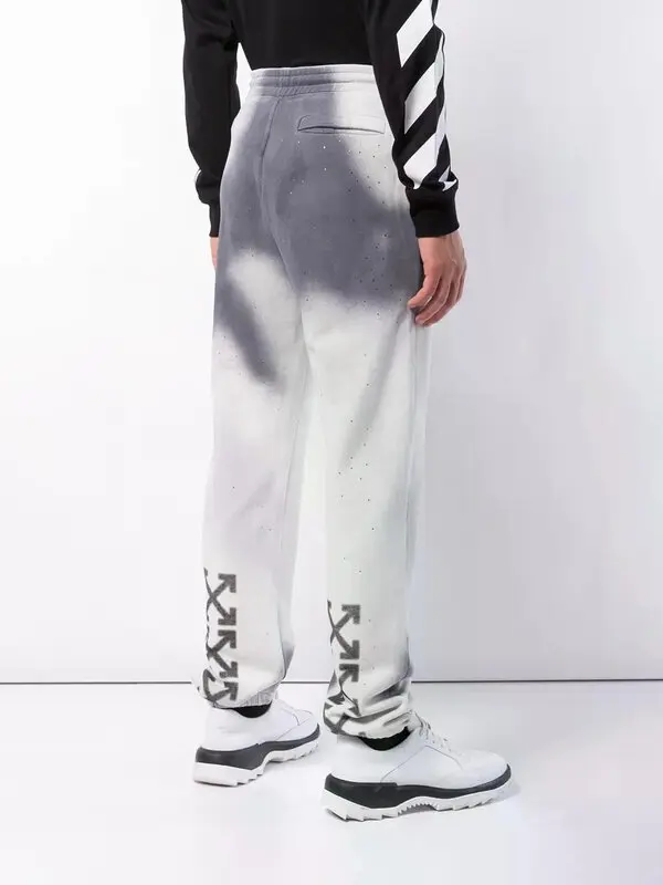 Off-White Tie Dye Track Pants - White