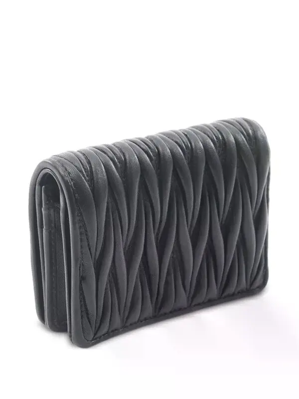 Miu Miu 2020s Matelassé Bi-fold Wallet