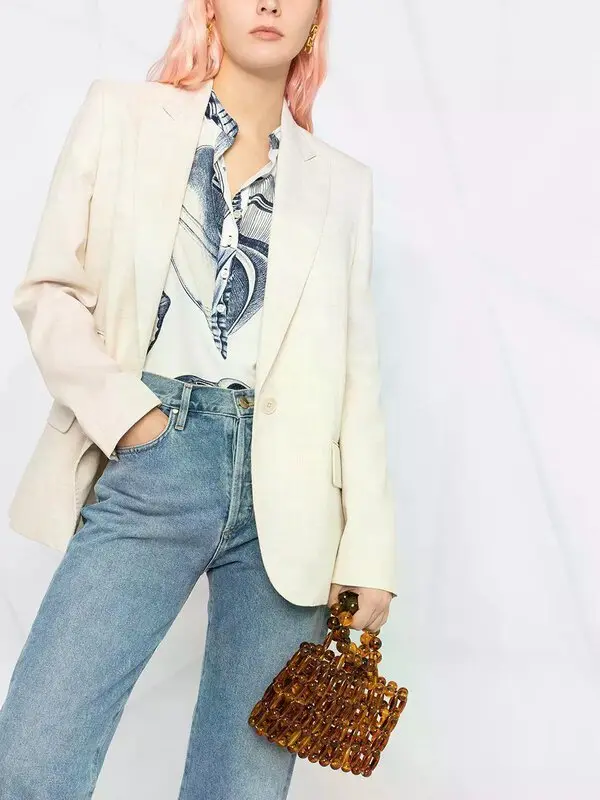 Stella McCartney Single-breasted Peak-lapel Blazer